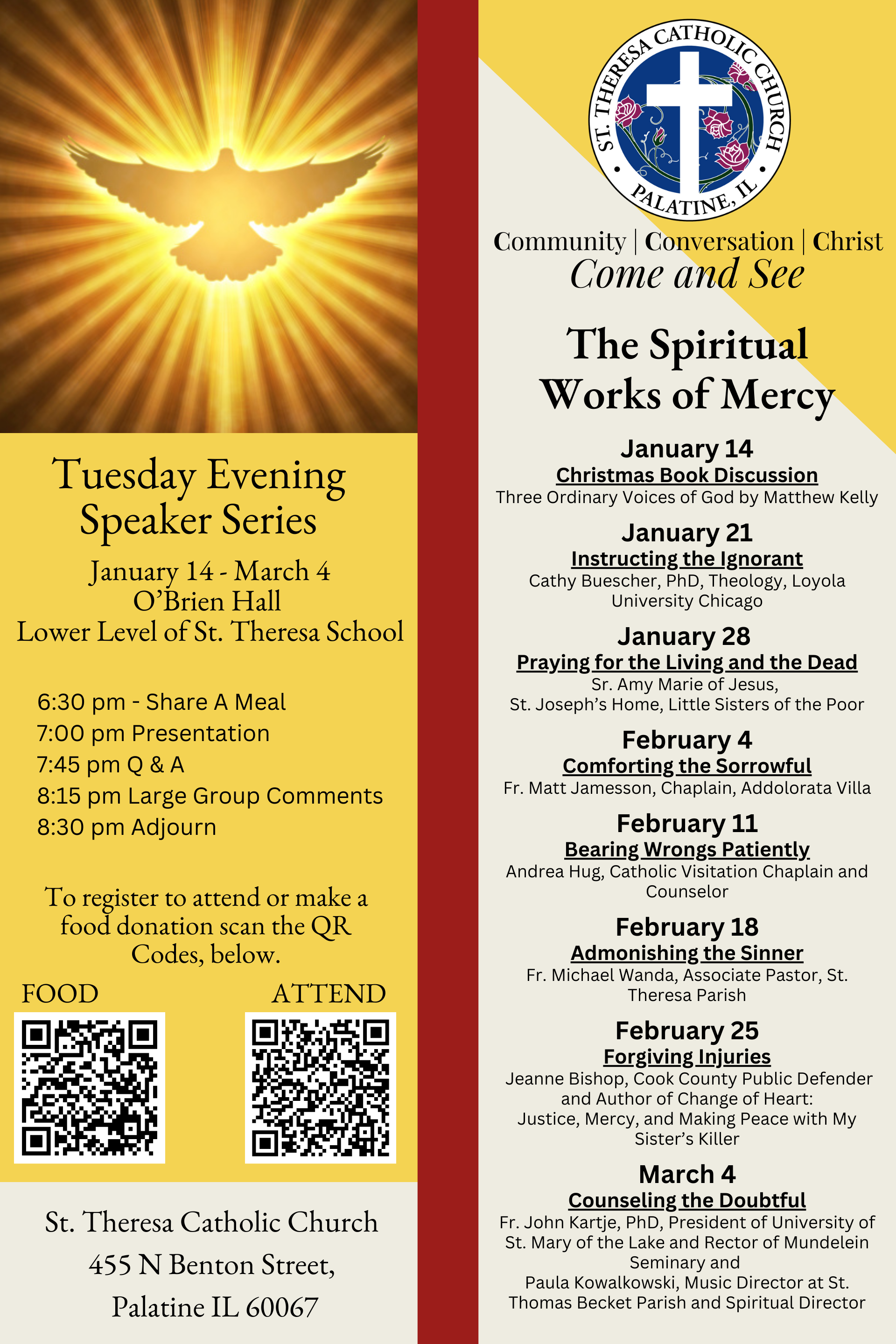 CCC Winter 2025 Full Series – St. Theresa Catholic Church